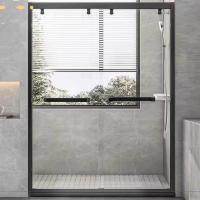 China Lightweight Shower Room Accessories Waterproof Sliding Glass Door Clamp Stainless Steel for sale