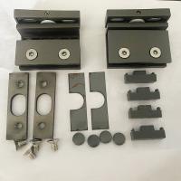 China Bathroom Stainless Steel Extrusion Profiles Water Proof Black Shower Glass Frame for sale