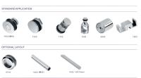 China Easy Installation Glass Sliding Door Fittings Long Lasting Shower Door Wheels for sale