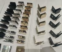 China SUS304 Shower Room Accessories Glass Fixed Shower Glass Clips Anti Collision for sale