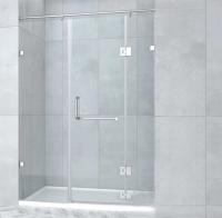 China Anti Wear Satin Finished Glass Shower Hinge Corrosion Resistance Round Pipe Hinge for sale