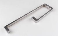 China Copper Frameless Glass Door Handles Erosion Resistant Easy To Install for sale