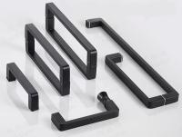 China Copper Frameless Glass Door Handles Erosion Resistant Easy To Install for sale