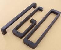 China SUS304 Waterproof Shower Glass Door Handle High Security Shower Door Pull Handle for sale