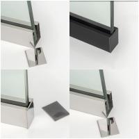 China Stainless Steel Shower Glass U Channel Rustproof Shower Screen Wall Channel for sale