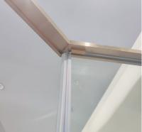 China SUS304 Gold Shower Door Frame Rust Resistance Stainless Steel Profile for sale