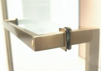 China Surface Smooth Shower Glass Door Handle Erosion Resistant Universal Shower Door Handle for sale