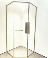 China Surface Smooth Shower Glass Door Handle Erosion Resistant Universal Shower Door Handle for sale