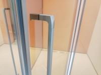 China Corrosion Proof Bathroom Glass Door Handle Modern Style Customized for sale