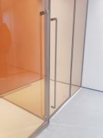 China Corrosion Proof Bathroom Glass Door Handle Modern Style Customized for sale