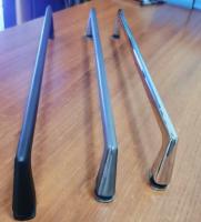 China 304 Material Stainless Steel Frameless Shower Door Handles Scratch Resistant for sale