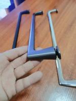 China 304 Material Stainless Steel Frameless Shower Door Handles Scratch Resistant for sale