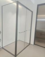 China 304 Material Stainless Steel Frameless Shower Door Handles Scratch Resistant for sale