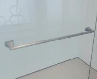 China 304 Material Stainless Steel Frameless Shower Door Handles Scratch Resistant for sale