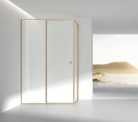 China Full Frame Shower Door Profile Inside Stainless Steel SUS304 Shower Screen Profile for sale