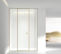 China Full Frame Shower Door Profile Inside Stainless Steel SUS304 Shower Screen Profile for sale