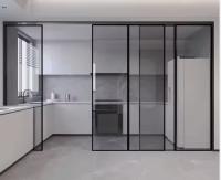 China Customize Glass Kitchen Sliding Door Aluminum Alloy With Modern Style for sale