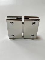 China Thickened Heavy Duty Shower Door Hinges Stainless Steel Casting Corrosion Proof for sale