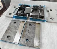 China Thickened Heavy Duty Shower Door Hinges Stainless Steel Casting Corrosion Proof for sale