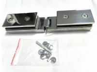 China SUS304 Stainless Steel Casting Frameless Door Hinges High Precision For Bathroom for sale