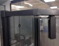 China Shower Room Glass Door 304 Stainless Steel Shaft Fittings for sale