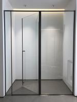China SUS304 Stainless Steel Bathroom Glass Shower Screen Profile Anti Corrosion for sale