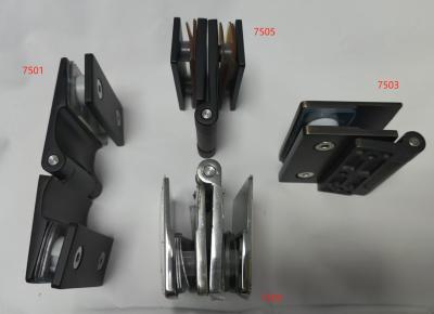 China Stainless Steel Casting Bathroom Glass Door Hinge Erosion Resistant for sale
