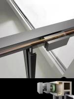 China Extremely Narrow Buffer One-word Shower Room Minimalist Hidden Hanging Clip Beautiful And Tidy for sale