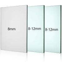 China Multiple colors are for selection Glass Thickness 8-12mm and Door Weight 100KG for sale