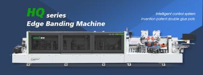 China 26m/min Cabinet Door Wood Edge Banding Machine With Two Sets Scraping For Filmed Panel for sale