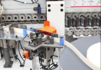 China Bevel Straight Automatic Edge Banding Machine HD783 0.4mm to 1.2mm Thick Banding for sale