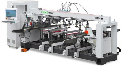 China Automatic Wood Drilling Machine Line Boring Machine Equipment 0.8Mpa for sale