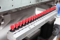 China 16.5kw Four Multi Row Woodworking Drilling Machine Auto Feeding Panel Furniture for sale