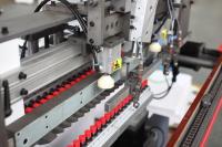 China 16.5kw Four Multi Row Woodworking Drilling Machine Auto Feeding Panel Furniture for sale
