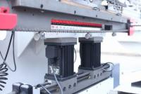 China 4lines Cabinet Wood Line Boring Machine Woodworking Drilling Machine Hydraulic Bench for sale