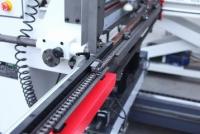 China 4lines Cabinet Wood Line Boring Machine Woodworking Drilling Machine Hydraulic Bench for sale