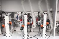 China Bevel Wood Edge Banding Machine Wood Cutting And Edging Machine 26m Min for sale