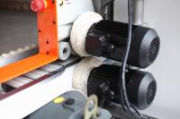 China Bevel Wood Edge Banding Machine Wood Cutting And Edging Machine 26m Min for sale