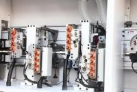 China Automatic Linear Pvc Edge Banding Machine For Sale 0.4mm To 3mm Thickness for sale