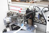 China 2MM Mdf Pvc Wood Edge Banding Machine Fully Automatic Linear Four Edge Profile for sale