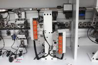 China 2MM Mdf Pvc Wood Edge Banding Machine Fully Automatic Linear Four Edge Profile for sale