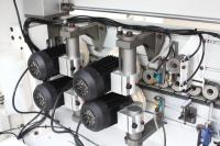 China 2MM Mdf Pvc Wood Edge Banding Machine Fully Automatic Linear Four Edge Profile for sale
