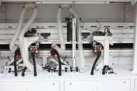China Single Sided Wood Edge Banding Machine Woodworking Edge Bander 16.2kw for sale