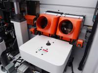 China High Gloss Panels Particle Board Edge Banding Machine Wood Banding Tool 27KW for sale