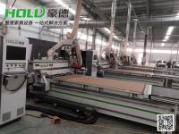China 300X300 Two Sided Panel Furniture Production Line Edge Banding Equipment for sale