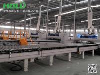 China 300X300 Two Sided Panel Furniture Production Line Edge Banding Equipment for sale