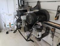 China Pvc Mdf Door Cabinet Edge Banding Machine For Plywood High Gloss Panels for sale