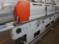 China Panel Furniture Abs Wood Edge Banding Machine Auto Two Glue Pot 13m Min for sale
