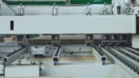 China Computerized Control CNC Panel Saw Industrial  Furniture Rear Loading for sale