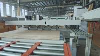 China Cnc Beam Saw Machine Wood Panel Cutting Machine Mass Furniture Mdf Panel Saw for sale